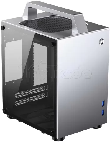 Boitier Mini Tour Mini ITX Jonsbo T8 avec panneau vitré (Argent) pour ...