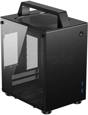 Boitier Mini Tour Mini ITX Jonsbo T8 avec panneau vitré (Noir) pour ...