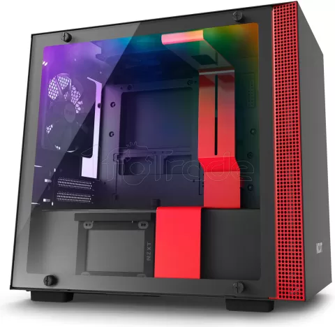 Boitier Mini Tour Mini ITX NZXT H200i RGB avec panneau vitré (Noir ...