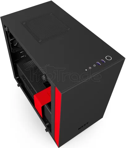 Boitier Mini Tour Mini ITX NZXT H200i RGB avec panneau vitré (Noir ...