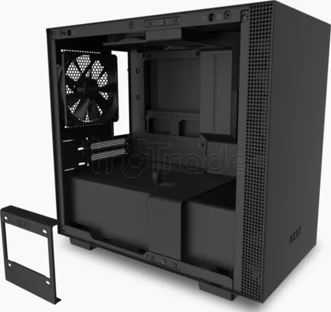 Boitier Mini Tour Mini ITX NZXT H210 avec panneau vitré (Noir)