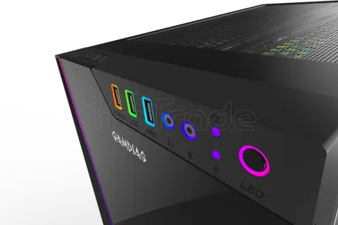 Boitier Moyen Tour ATX Gamdias Argus E3 RGB avec panneau vitré (Noir ...