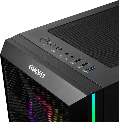 Boitier Moyen Tour ATX Gamdias Athena M2 Elite RGB avec panneaux vitrés ...