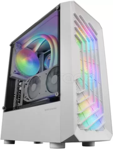 Boitier Moyen Tour ATX Mars Gaming MC-Tor RGB avec panneau vitré (Blanc ...