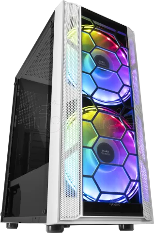 Boitier Moyen Tour ATX Mars Gaming MC500 RGB avec panneau vitré (Blanc ...