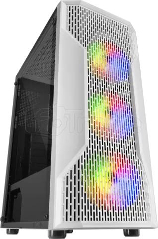 Boitier Moyen Tour ATX Mars Gaming MCA RGB avec panneau vitré (Blanc ...