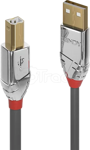 Cable Lindy USB 2.0 vers type B M/M 7.5m (Gris) pour professionnel ...