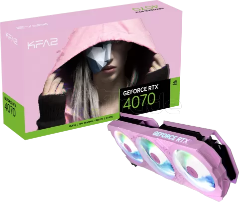 Carte Graphique Nvidia KFA2 GeForce RTX 4070 Ex Gamer Pink 12Go pour ...
