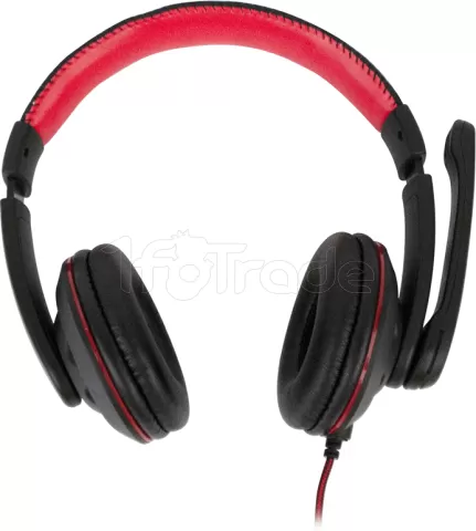 Casque Gamer filaire NGS VoX 420 DJ (Noir/Rouge) pour professionnel ...