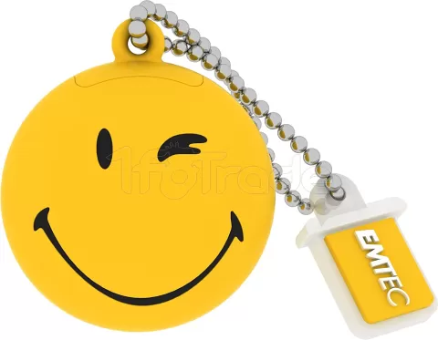 Clé USB 2.0 Emtec SW100 Smiley Take it easy - 16Go (Jaune) pour ...