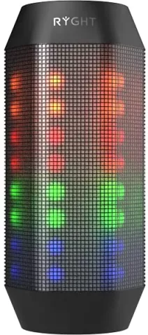 Enceinte nomade Bluetooth Ryght Lumo LED (Noir) pour professionnel ...
