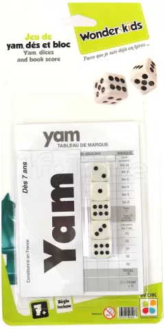Jeu - YAM + Bloc de score pour professionnel, 1fotrade Grossiste ...