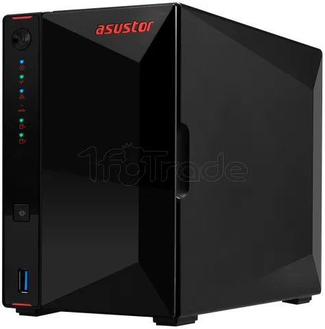 Serveur NAS Asustor Nimbustor 2 AS-5202T - 2 baies (Noir) pour professionnel, 1fotrade Grossiste ...